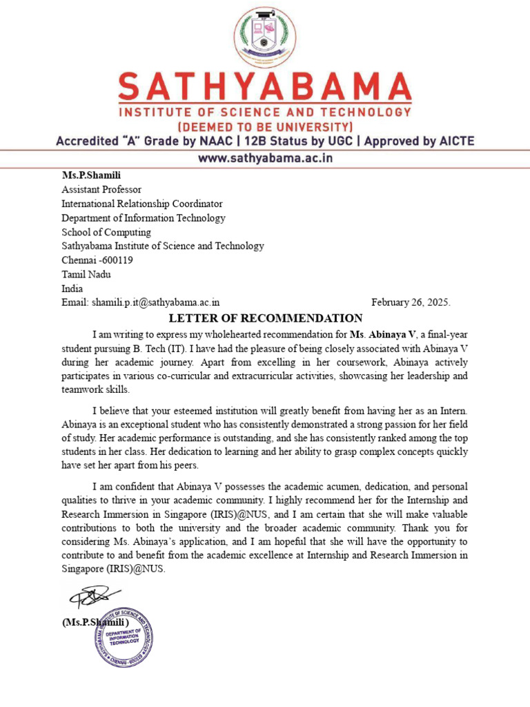 Abinaya V - Lor | PDF