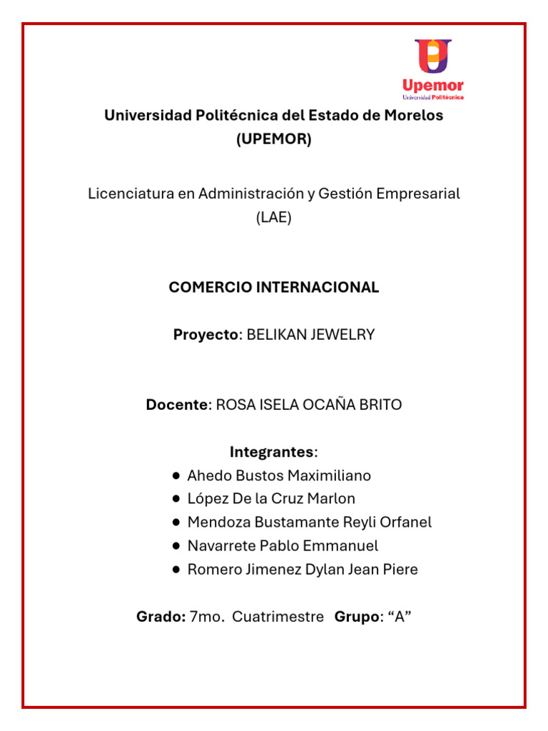 Navarrete Pablo Emmanuel | PDF | Joyería | Marca