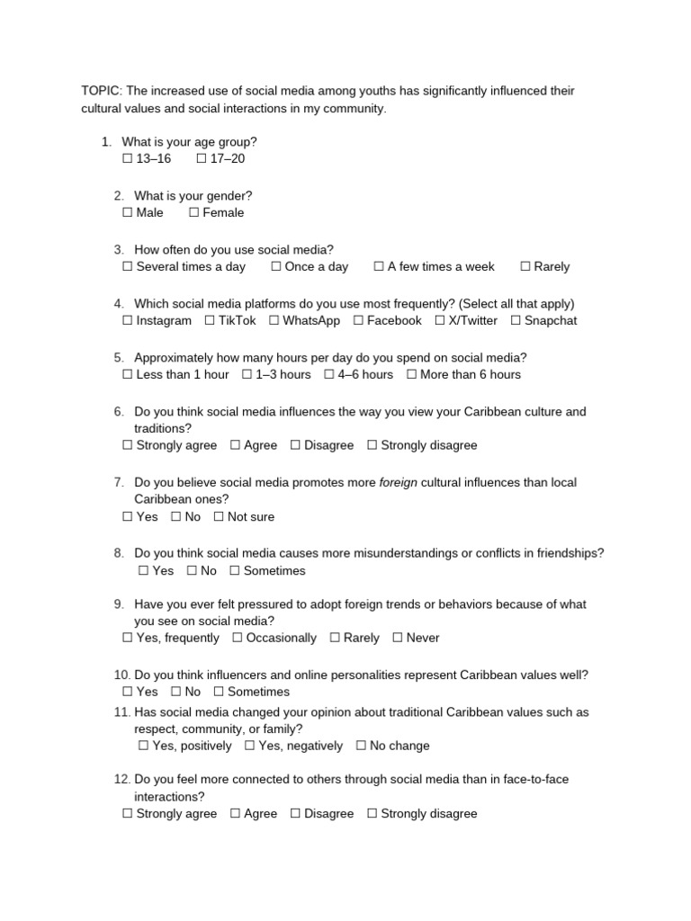 My Ia Questionnaire | PDF