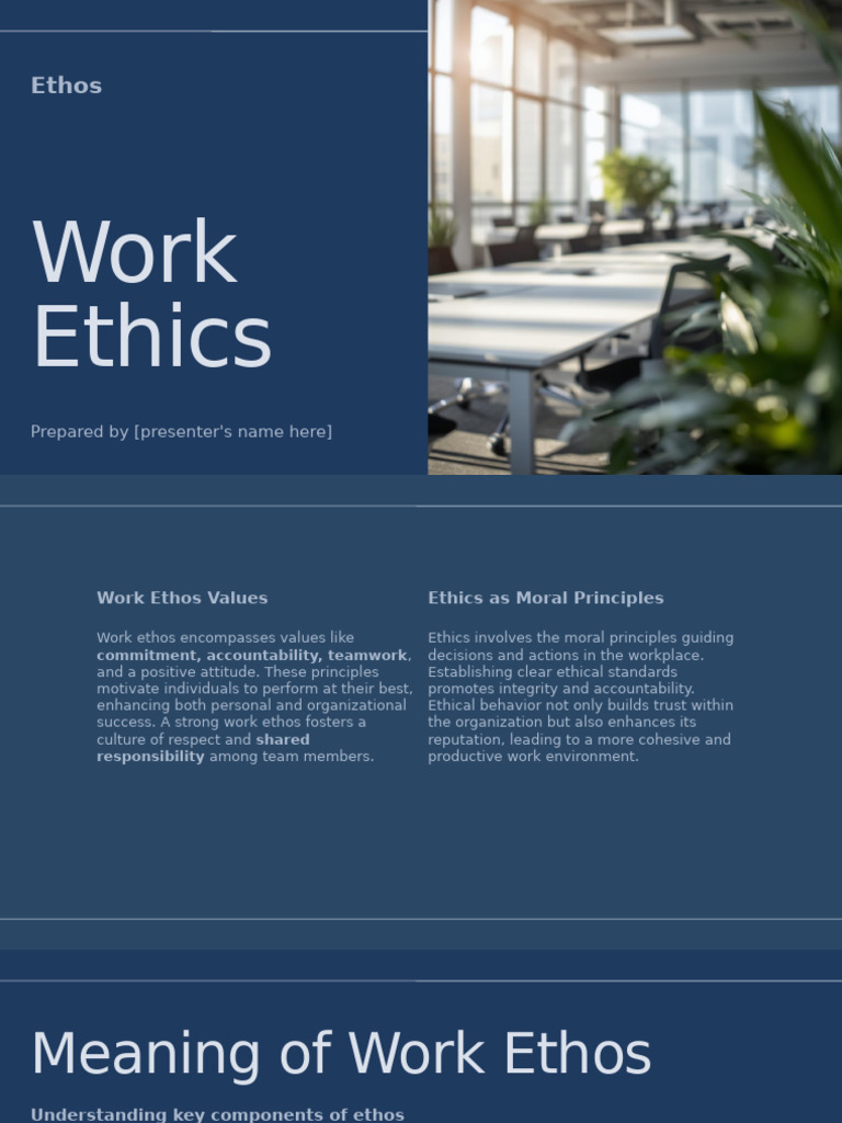 Presentation - Work Ethics | PDF | Social Psychology | Business