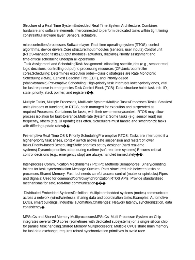 Operation Embedded | PDF | Embedded System | Scheduling (Computing)