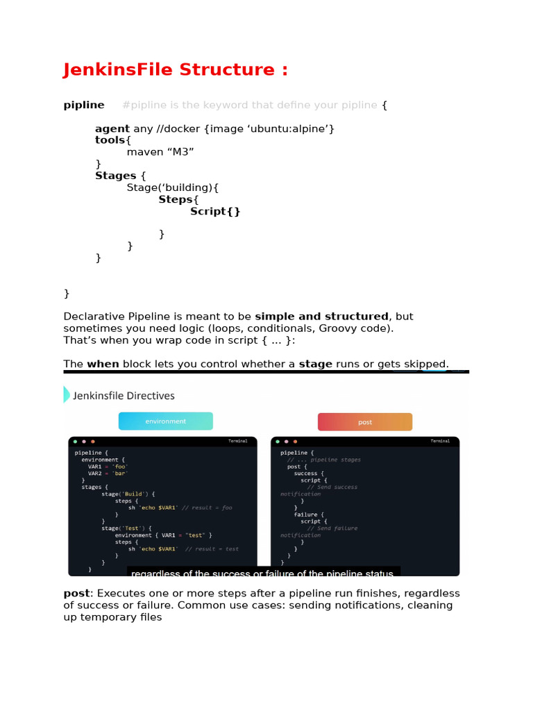 Jenkins File | PDF | Directory (Computing) | Software Development