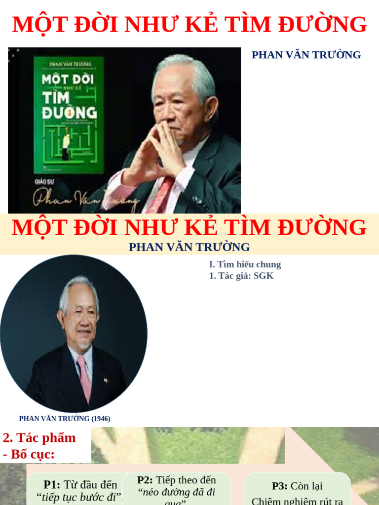 Bài Ghi Mot Doi Nhu Ke Tim Duong | PDF