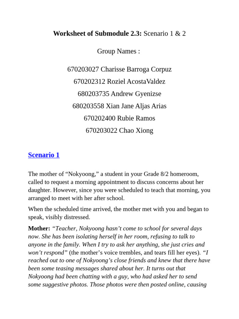 2.3 Group 27 Activity Final | PDF | Schools | Teachers