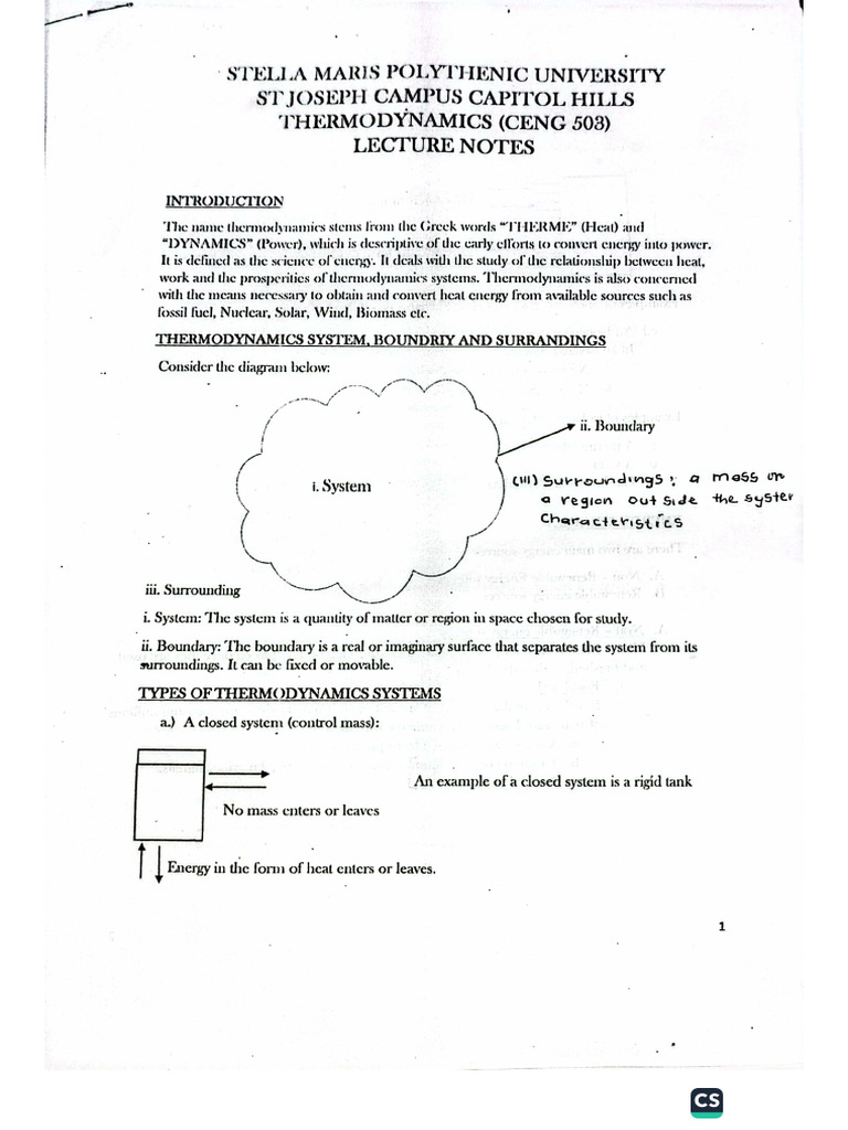Thermo Notes | PDF