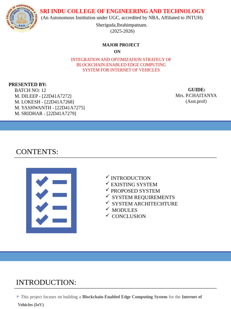 Major Project - Integration and Optimization Strategy of Blockchain ...