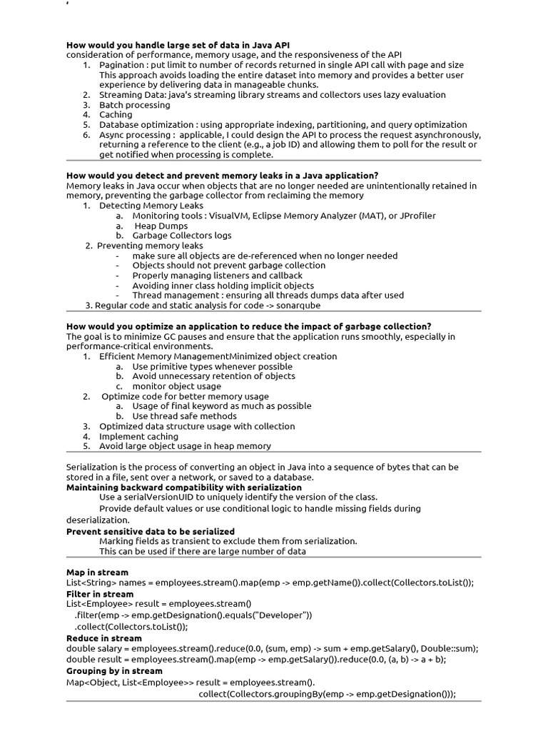 Scenario Based Questions | PDF | Java (Programming Language) | Database Transaction