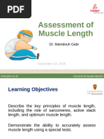 Muscle Length Testing Techniques Guide | PDF | Anatomical Terms Of ...