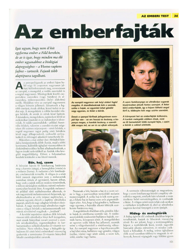 Ember Fajtak | PDF