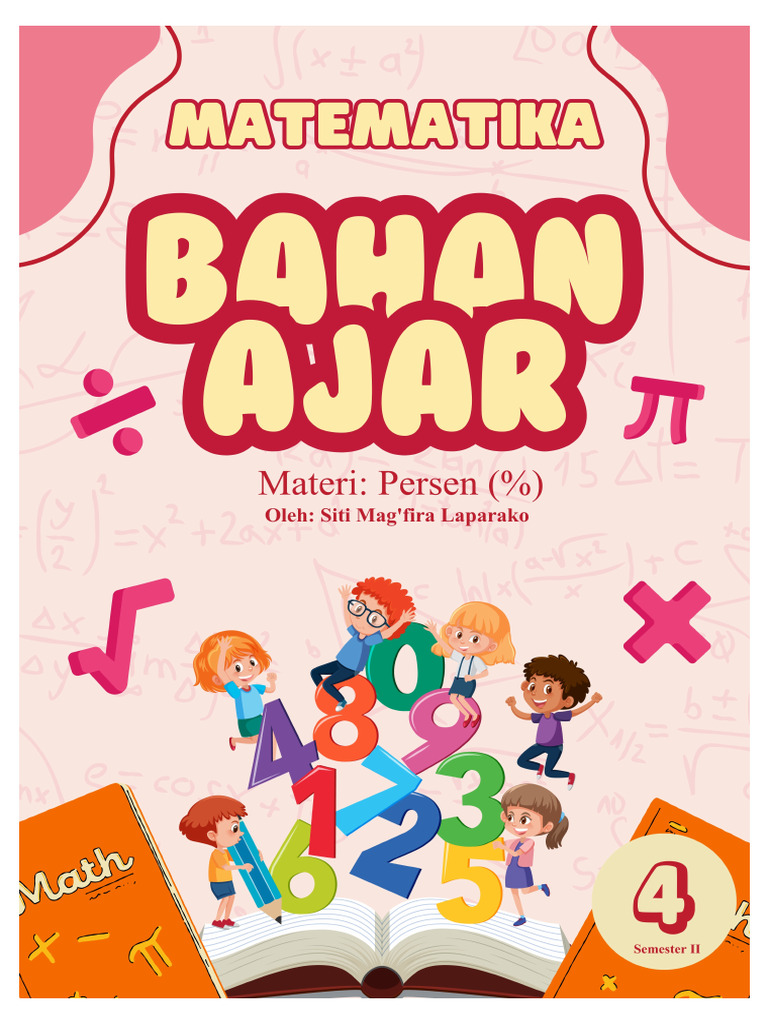 Bahan Ajar Persen Kelas 4 | PDF