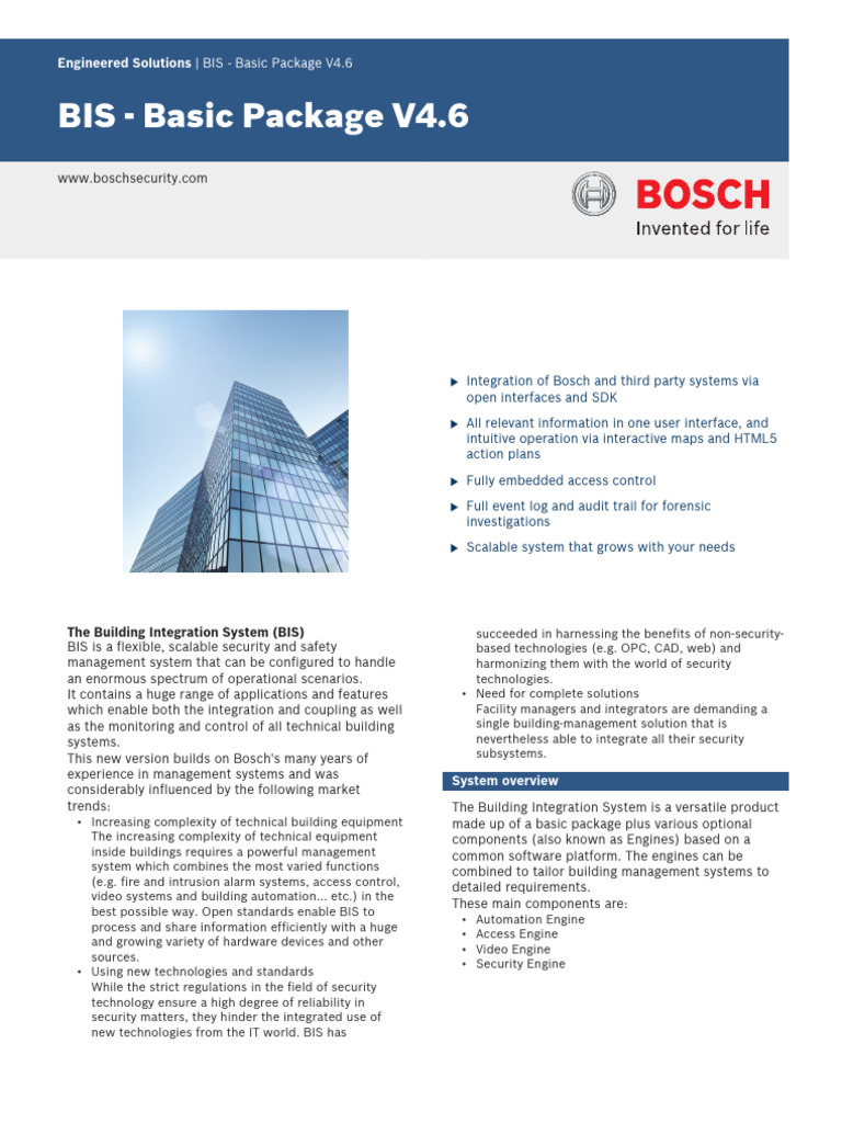 BIS Data Sheet Basic Package | PDF | Microsoft Windows | Computer Network