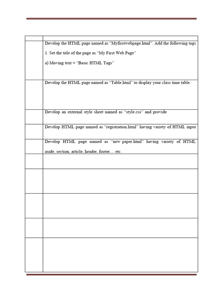 Web Lab Bcsl504 | PDF | Html Element | Ajax (Programming)