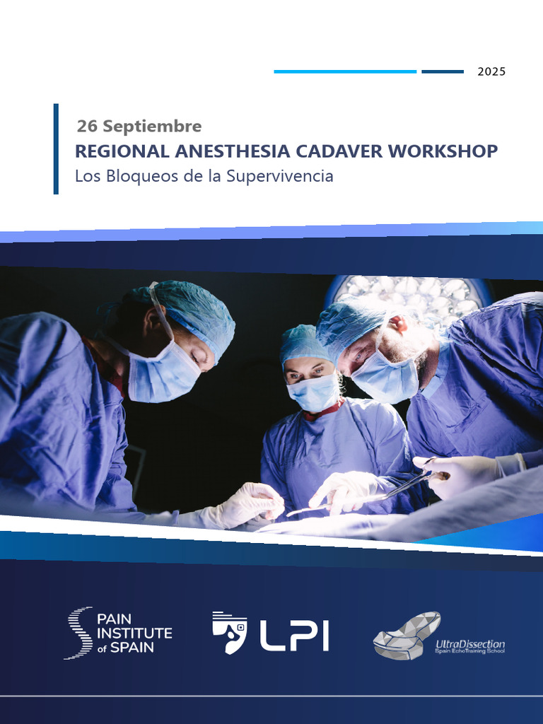 Regional Anesthesia Cadaver Workshop | PDF
