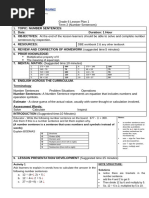 Grade 6 Number Sentence Guide | PDF | Numbers | Elementary Mathematics