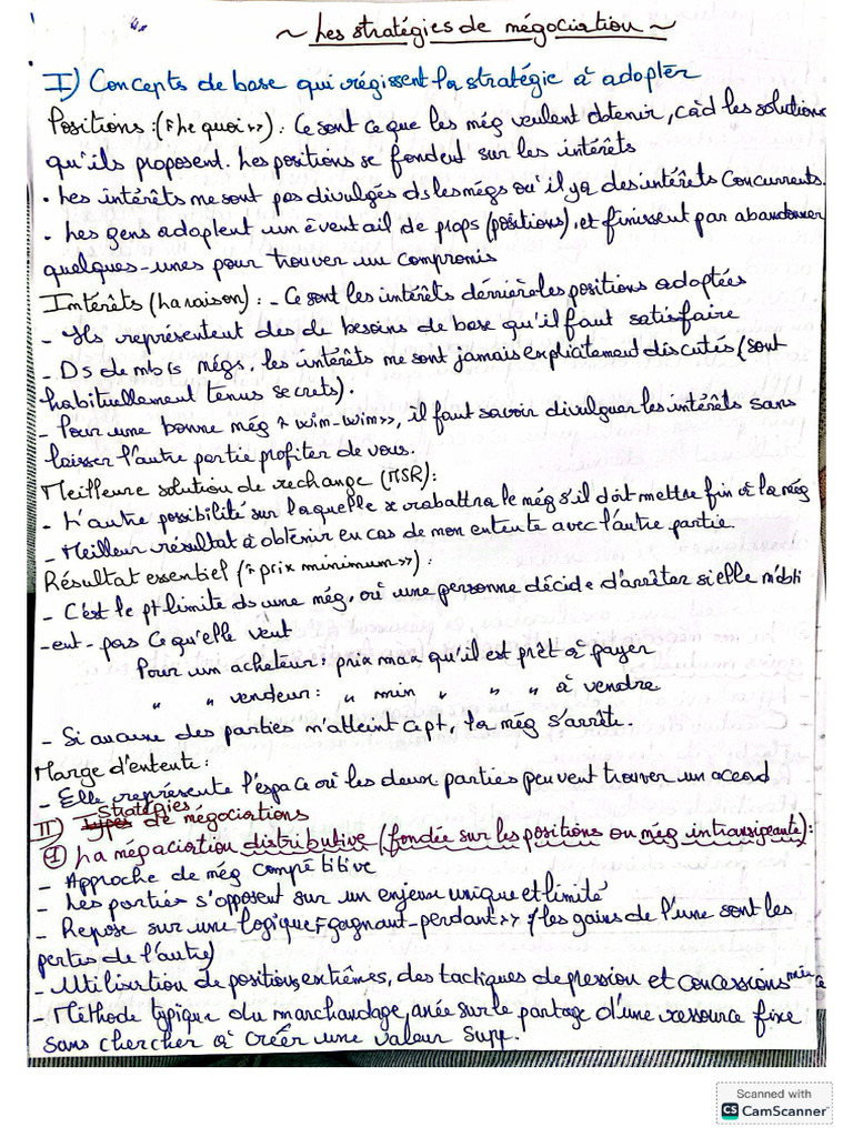 Resume Negotiation | PDF