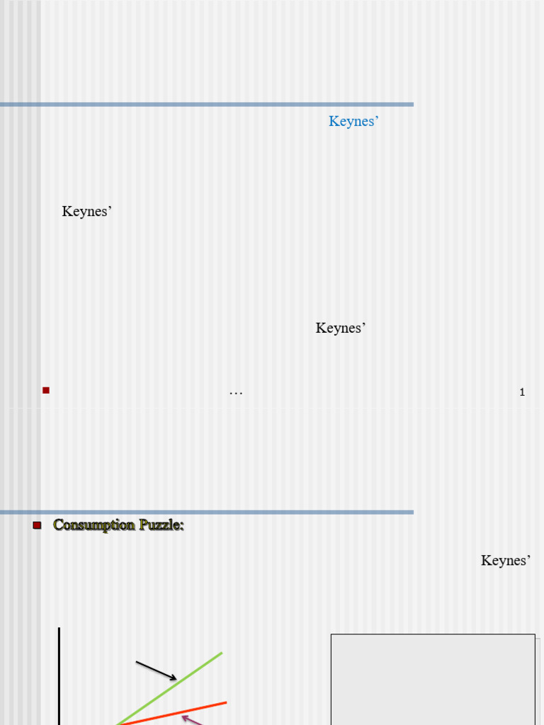 Consumption Puzzle and Economic Theories | PDF | Consumption (Economics ...