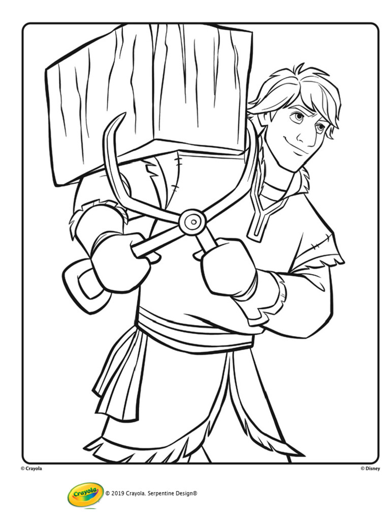 Crayola Kristoff From Disney Frozen 2 Carrying Ice | PDF