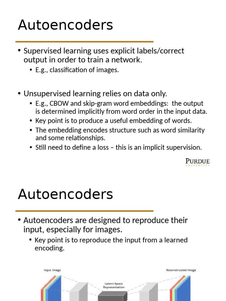 Lec16 - Autoencoders | PDF | Data Compression | Machine Learning