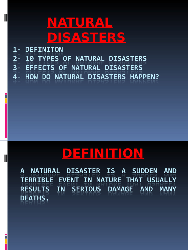 Natural Disasters | PDF