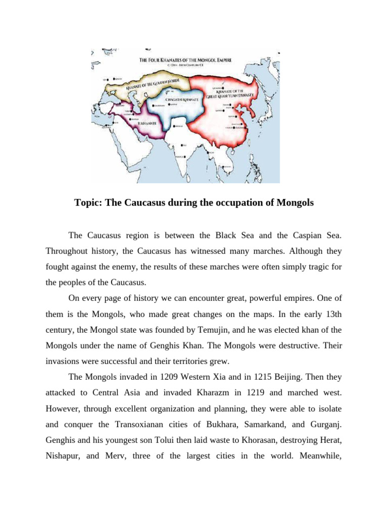 Mongol Invasion Lecture for Bachelor | PDF | Mongol Empire | Mongols