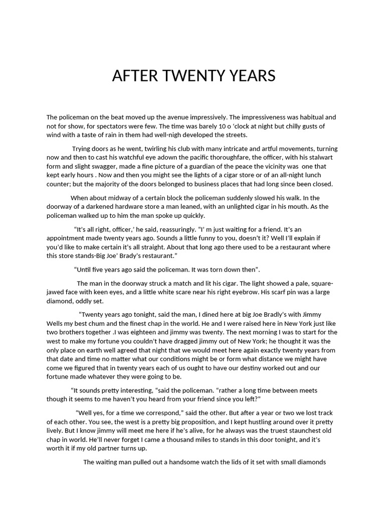 AFTER TWENTY YEARS...................... | PDF