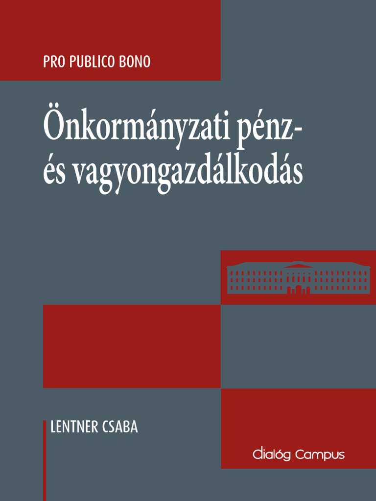 Letner Csaba Önkormányzati Pénz És Vagyongazdálkodás Sturcr | PDF