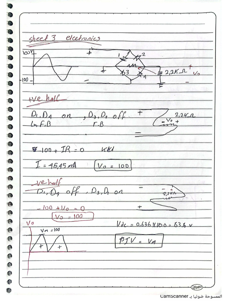 Fund of Electronics - Sheet 3 (1241291) | PDF