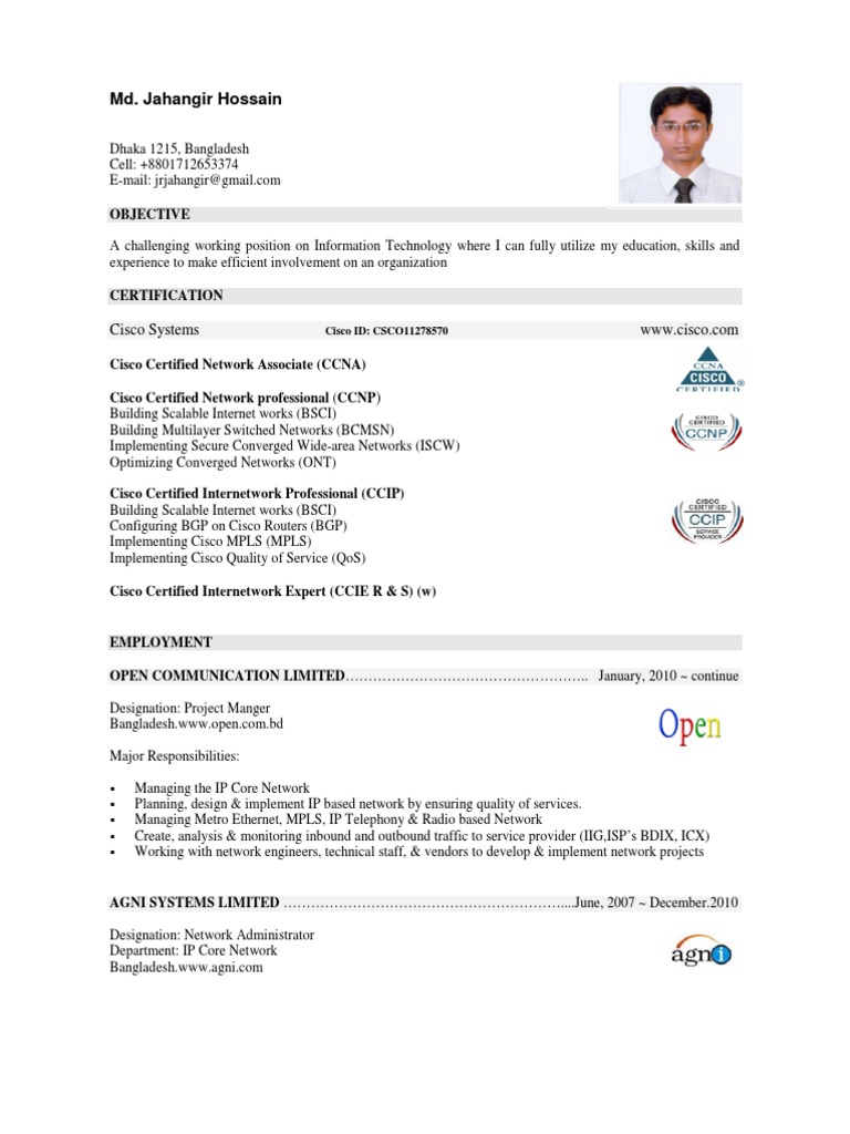 Md Jahangir Hossain Pdf Multiprotocol Label Switching Networking