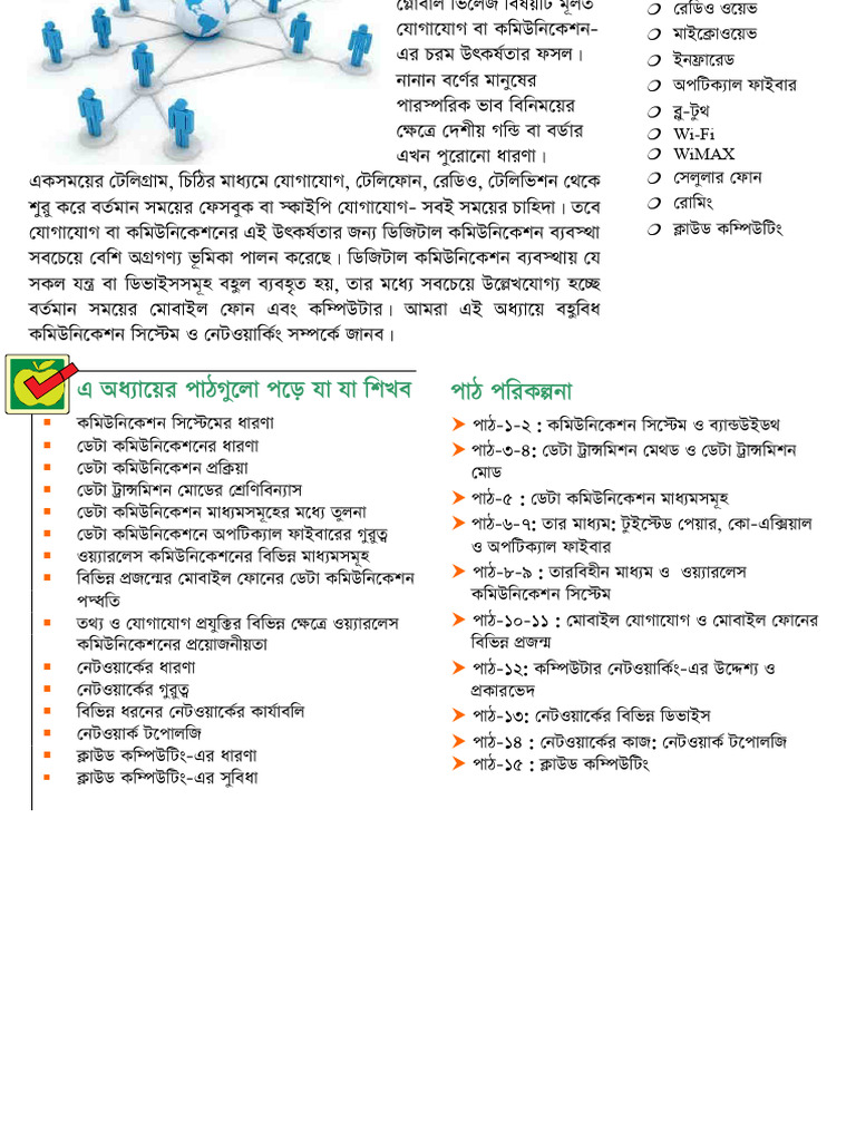 HSC Ict Chapter 2 | PDF | Telecommunications | Electronics