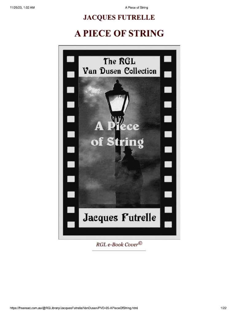 A Piece of String | PDF