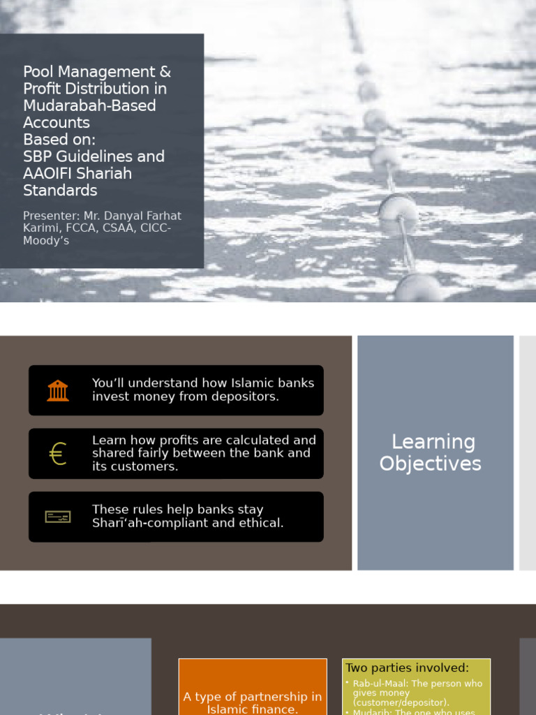 Mudarabah Pool Management & Profit Sharing | PDF | Islamic Banking And ...