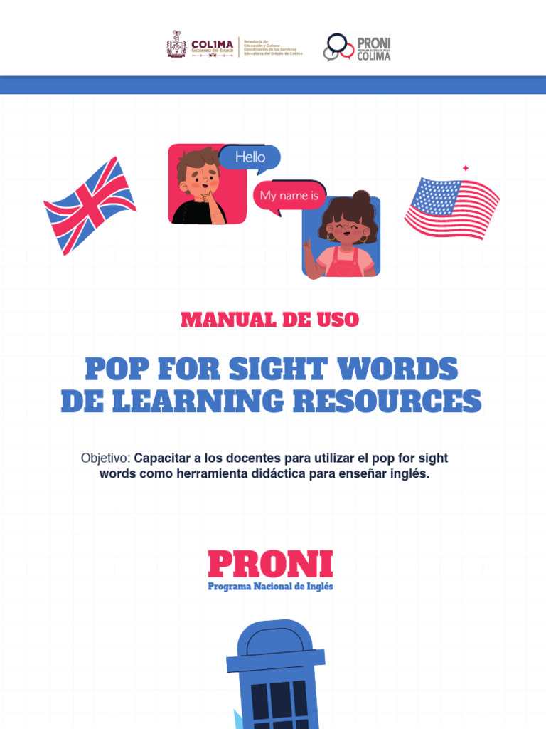 Manual - Pop For Sight Words Modulo 2 | PDF