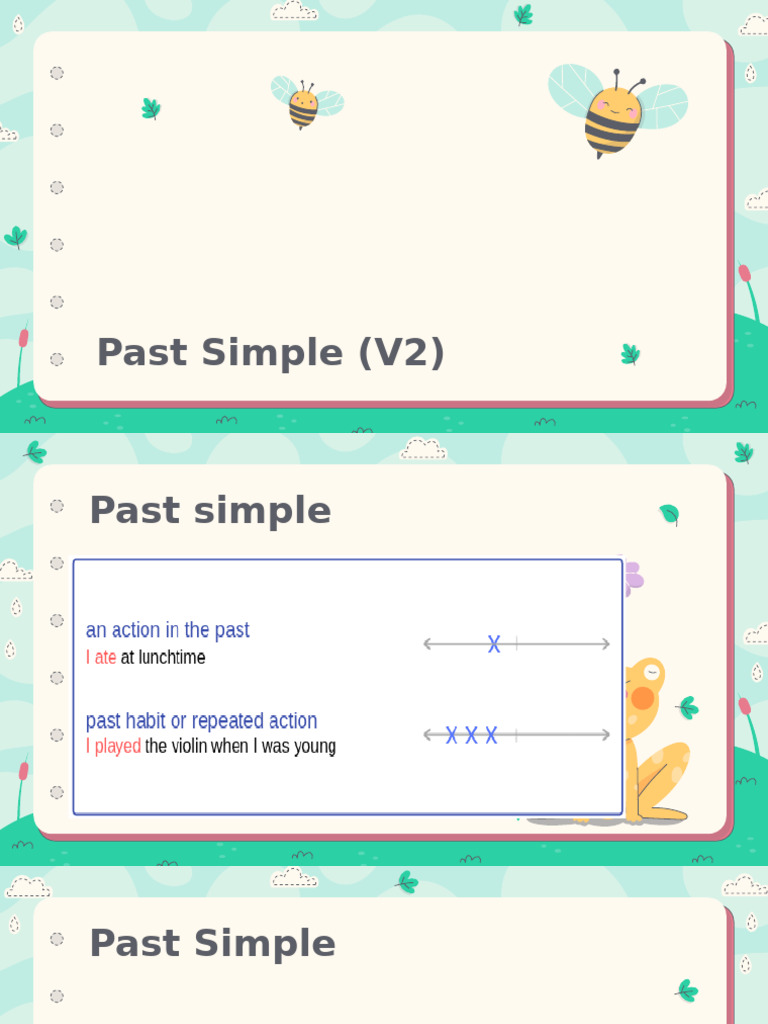 Past Sim&Con | PDF | Grammatical Gender | Noun