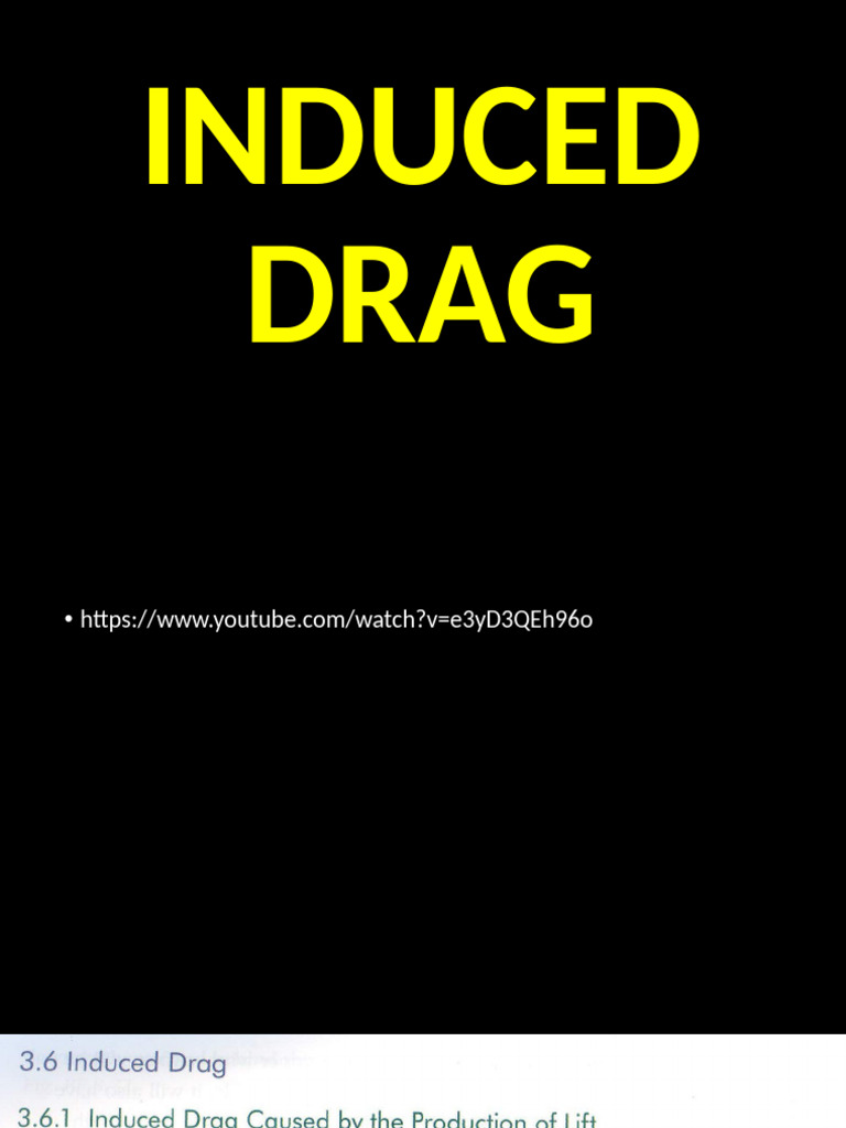 Unit 3 Induced Drag | PDF