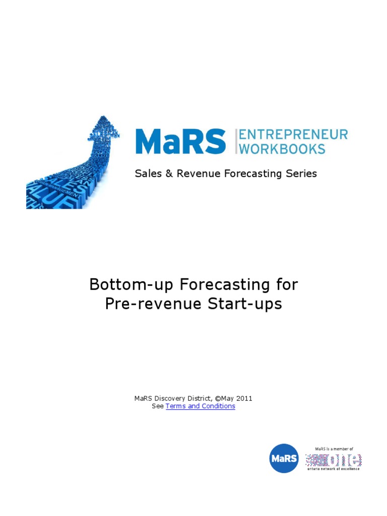 Bottom Up Forecasting For Pre Revenue Start Ups | PDF | Sales | Top ...