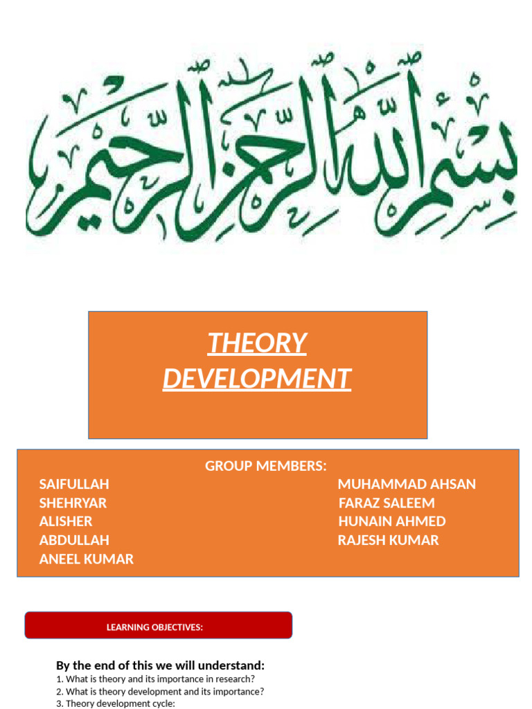 Development of Theory | PDF | Theory | Hypothesis