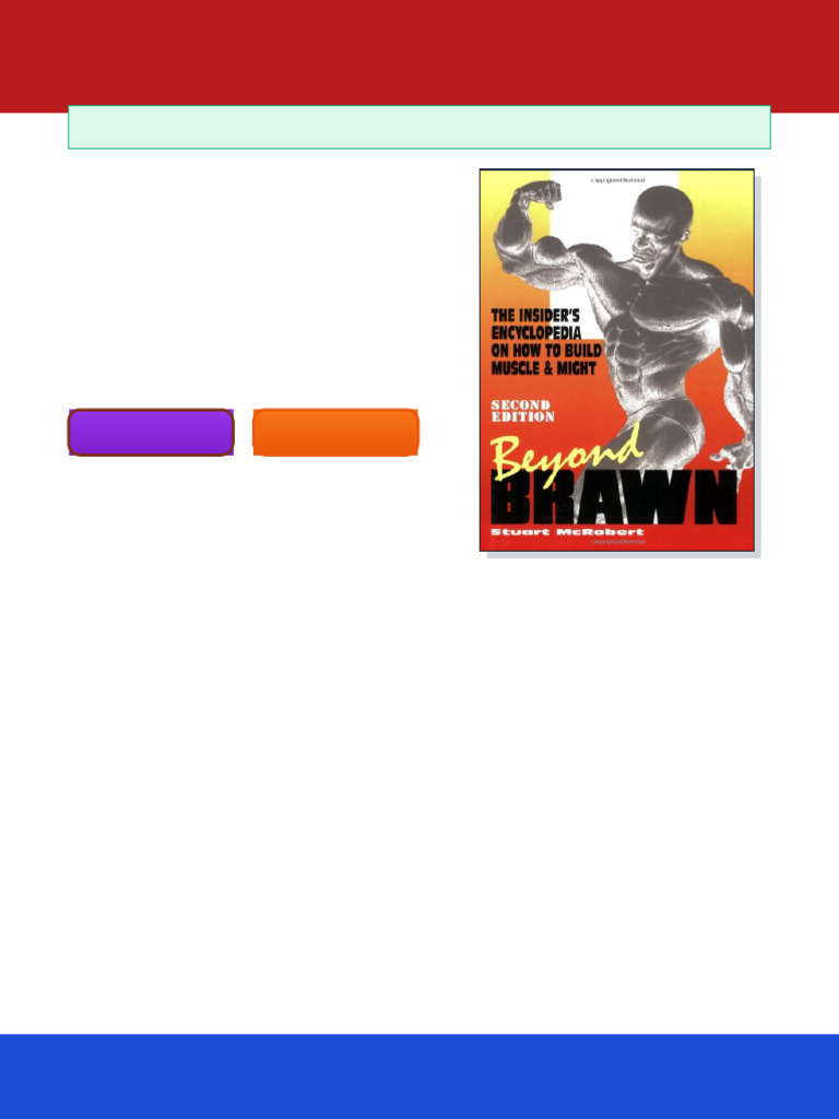 Beyond Brawn 2nd Edition Stuart Mcrobert All Chapters Available | PDF | Evaluation | Mathematics