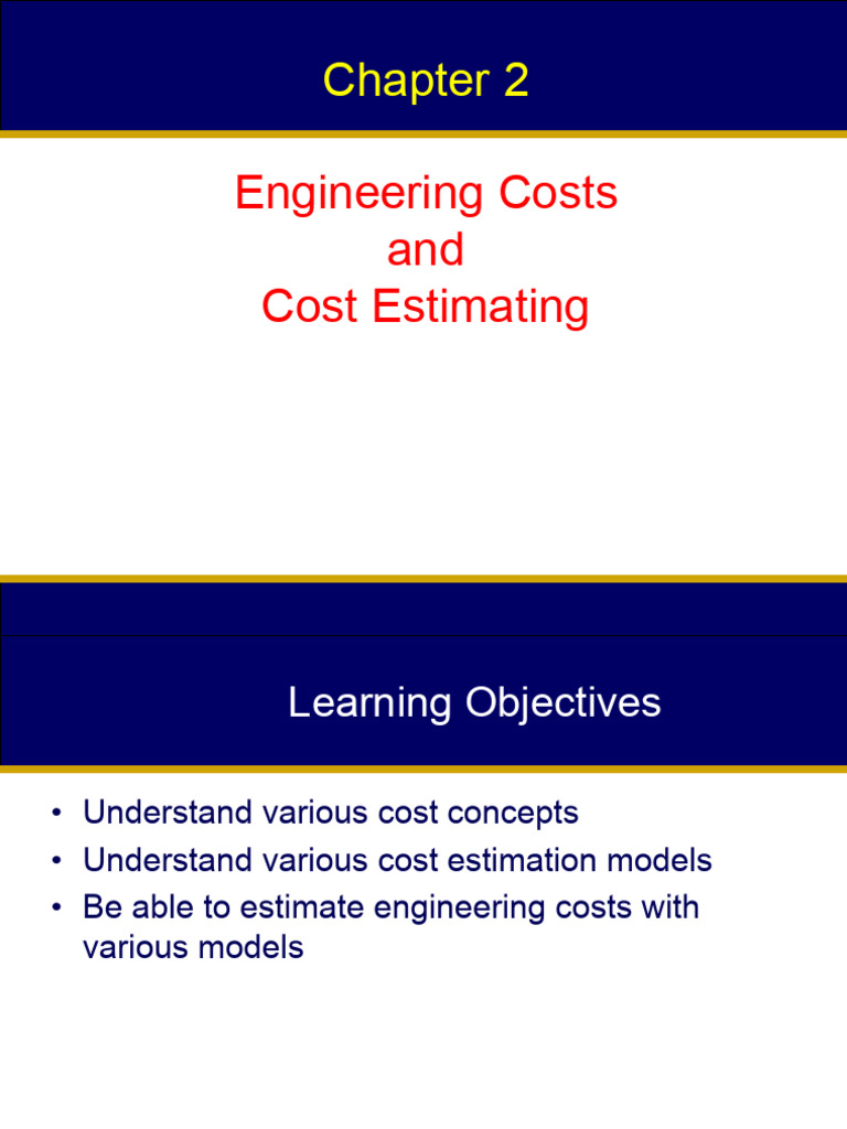 Engineering Cost Estimation Techniques | PDF | Regression Analysis ...