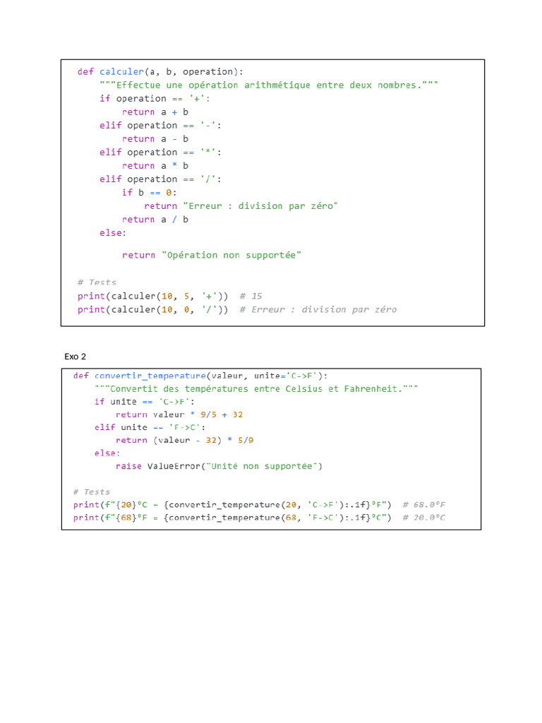 Fonctions Python pour géométrie et comptage | PDF