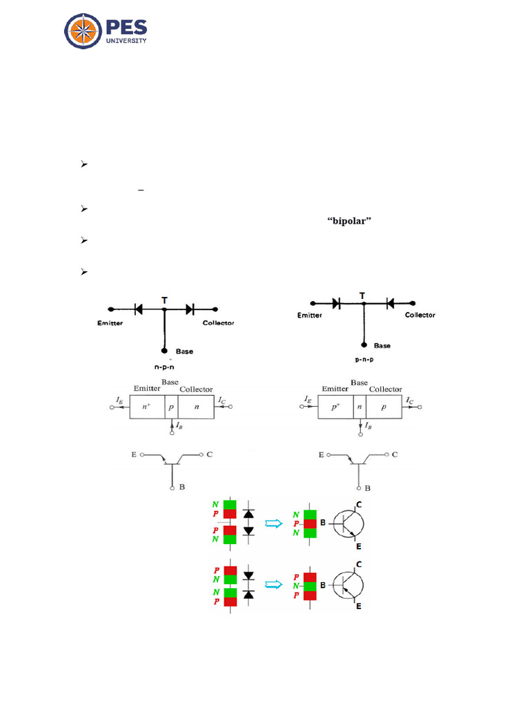 BJT Transistors: Principles and Operation | PDF | Bipolar Junction ...