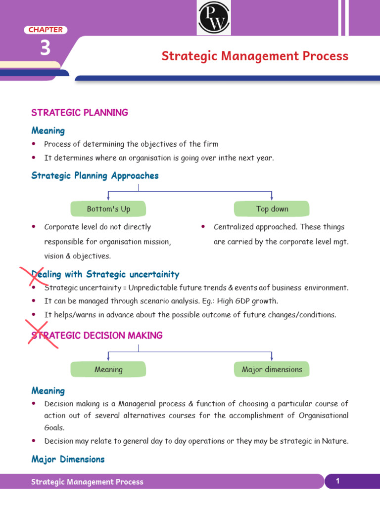 Strategic Management Process Overview | PDF | Strategic Management ...