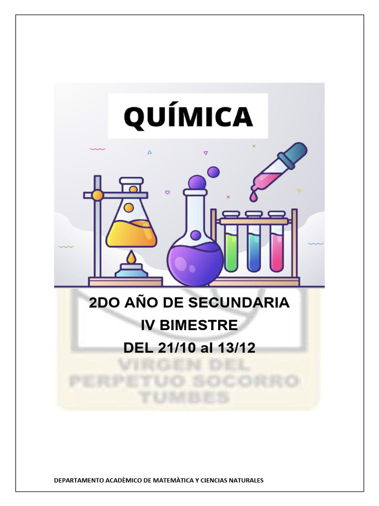 Quìmica 2do Bim IV | PDF | Sal (química) | Ciencias fisicas