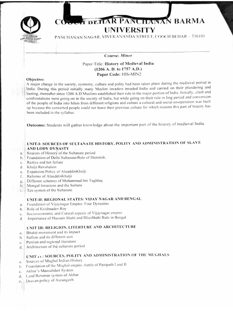History Syllabus | PDF