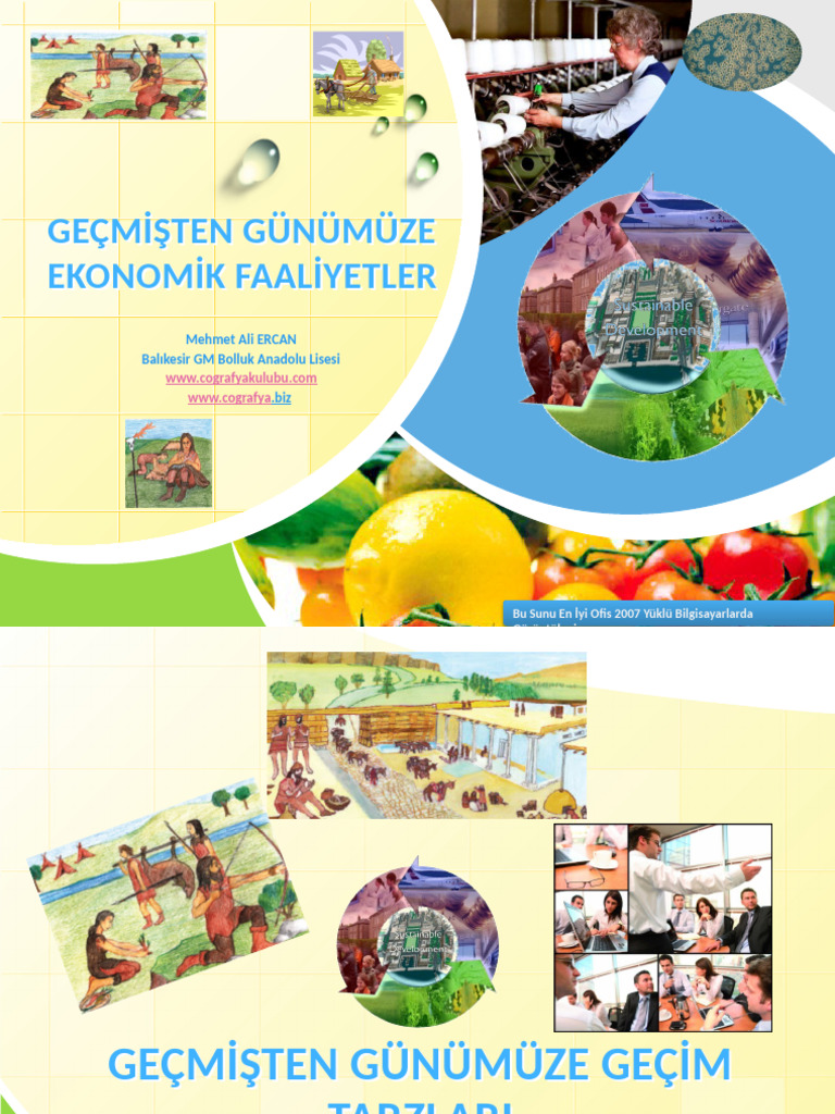 18 Geçmişten Günümüze Ekonomik Faaliyetler | PDF