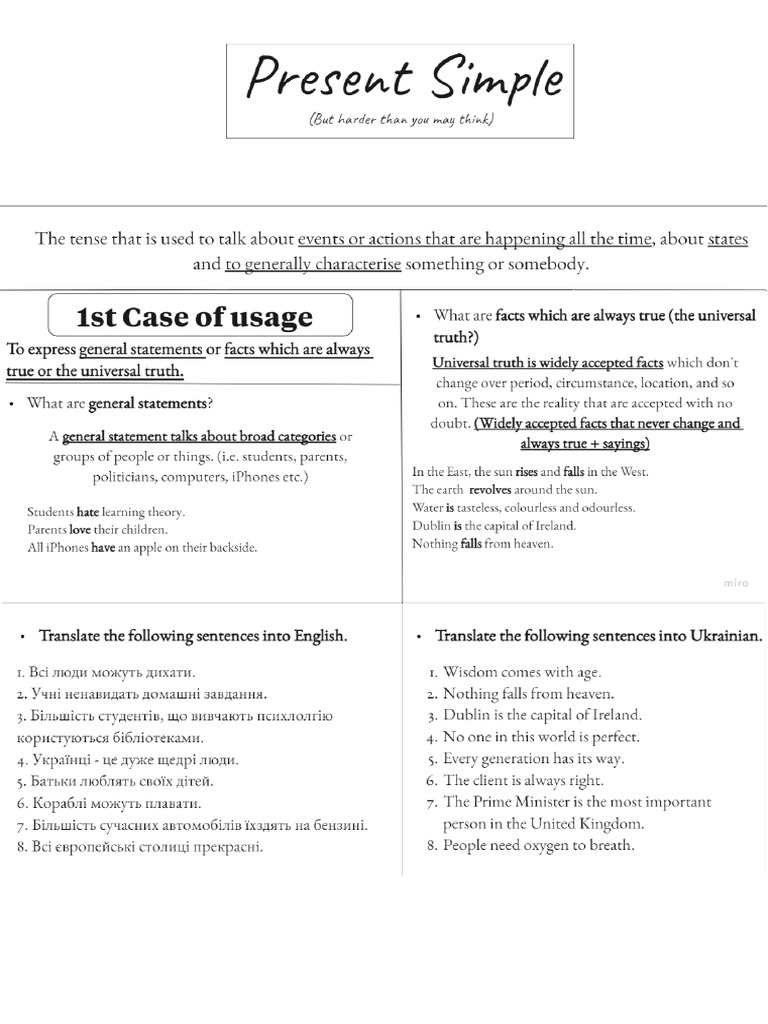 Present Simple Part 1 Pdf