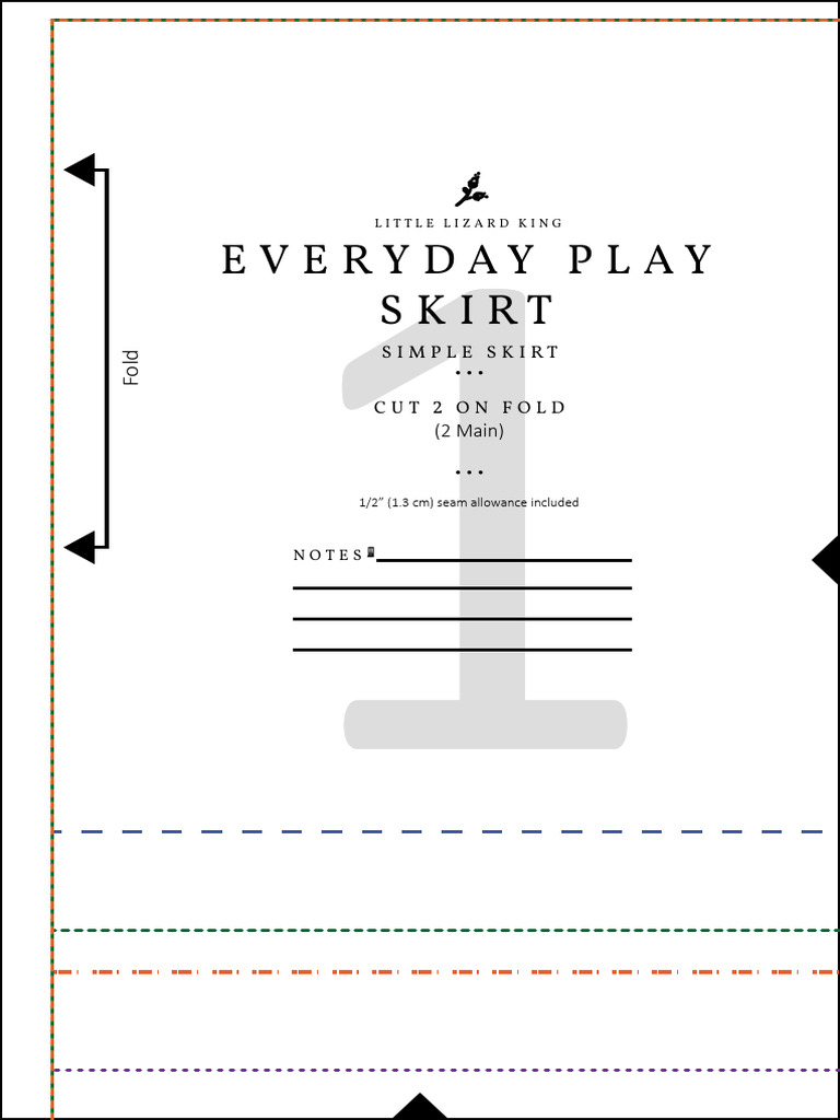 LLK Everyday Play Skirt Pieces | PDF