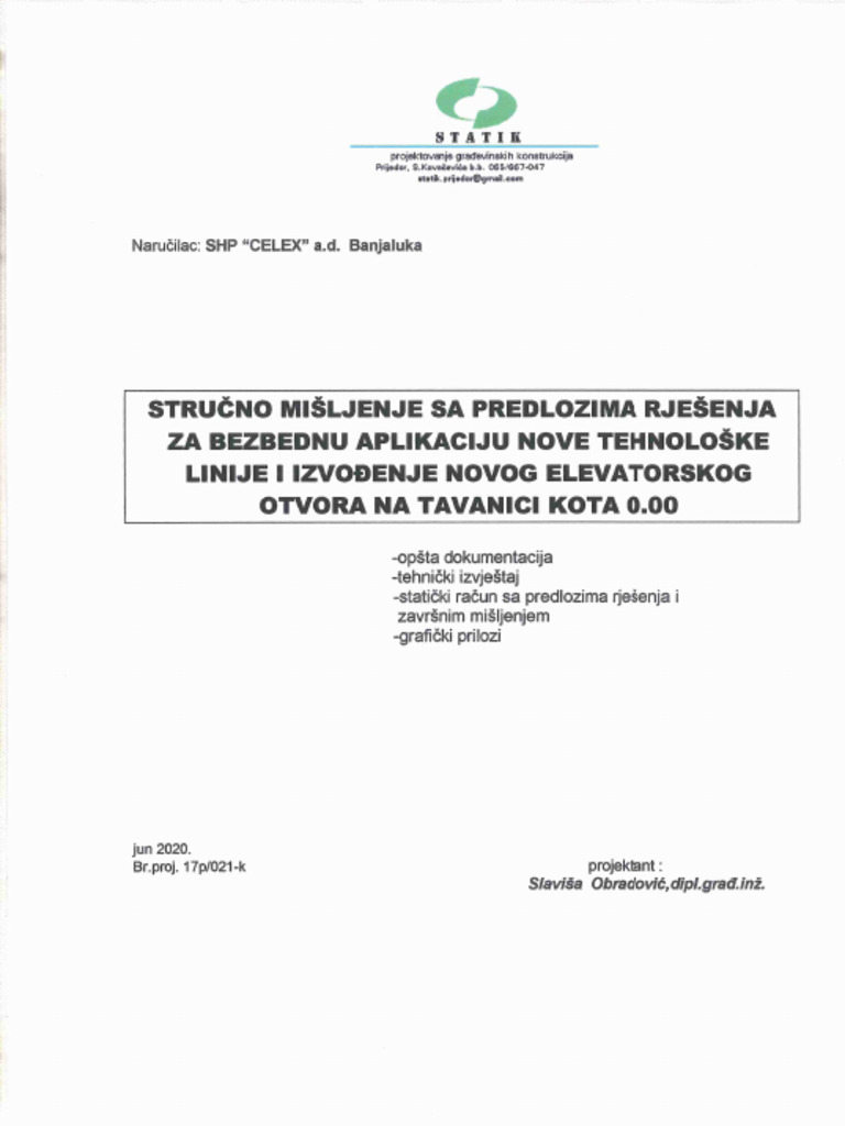 Staticki Racun 1 | PDF