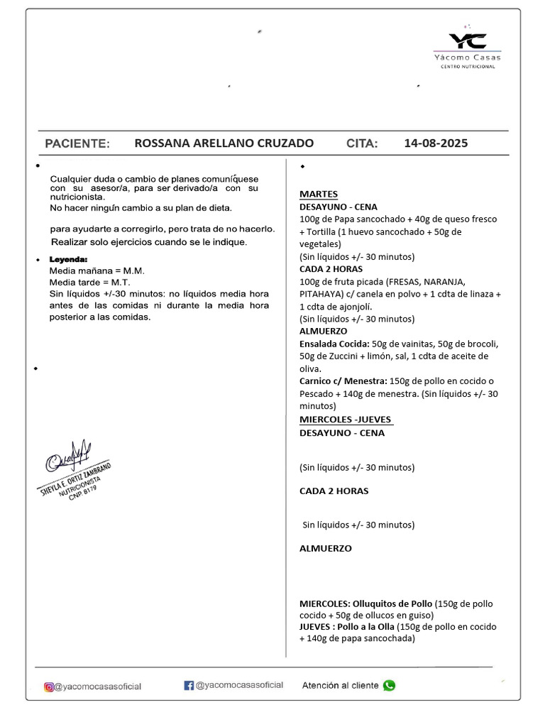 Rosanna Arellano 110825 | PDF | Alimentos | Cocina