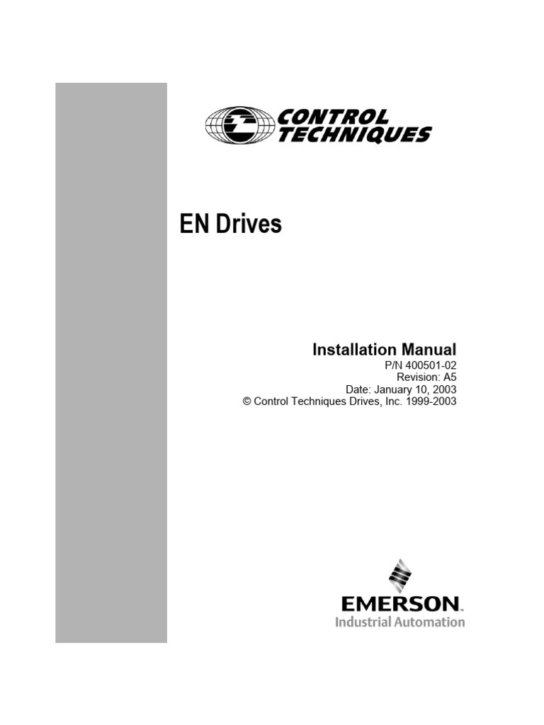EMERSON en Installation Manual | PDF | Electromagnetic Compatibility ...