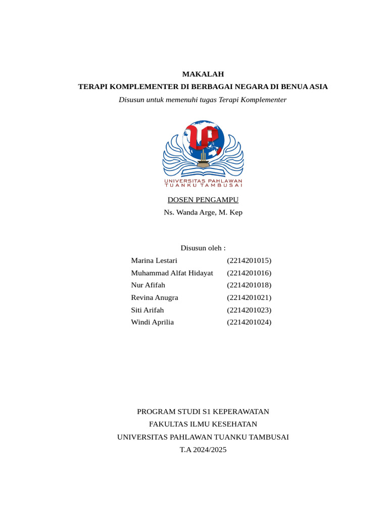 Terapi Komplementer di Asia: Tinjauan Lengkap | PDF